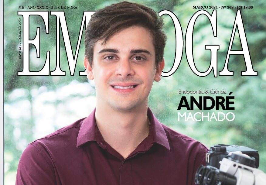 André Machado é capa da edição de março da revista Em Voga - André Machado